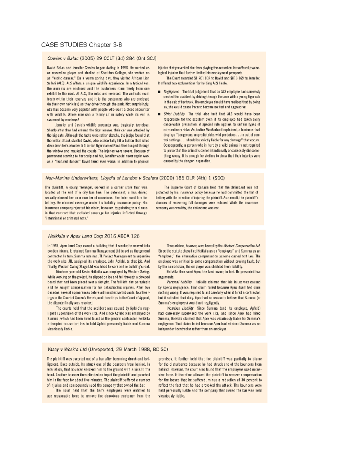case examples for midterm - LAW 122 - CASE STUDIES Chapter 3- - Studocu