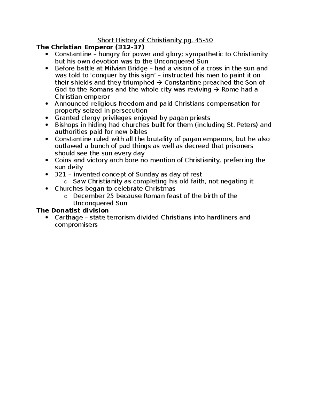 Short History Of Christianity Pg 45 50 Notes Short History Of short-history-of-christianity-pg-45-50-notes-short-history-of