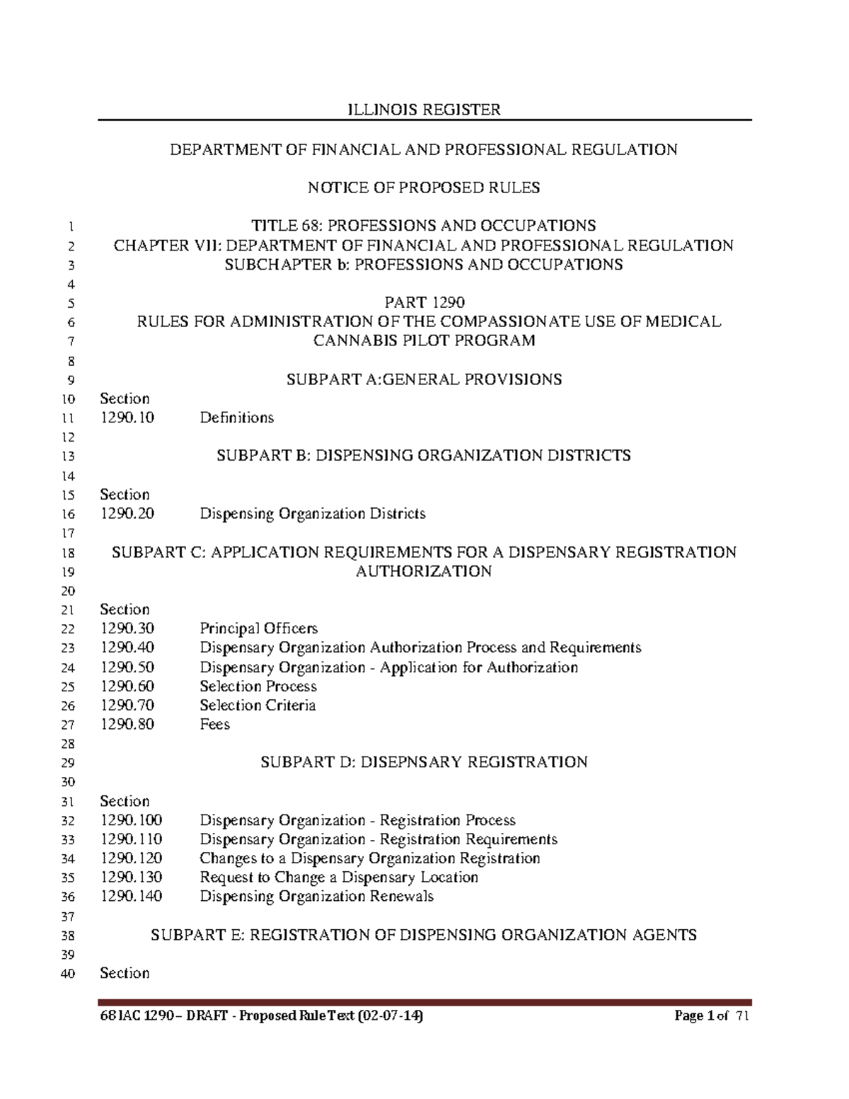 DEPARTMENT OF FINANCIAL AND PROFESSIONAL REGULATION - 126 127 “Batch ...