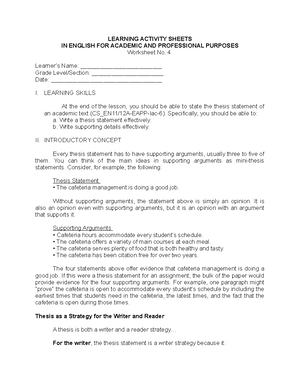 Worksheet 6 - 5nybw5nbqyn3q5b - LEARNING ACTIVITY SHEETS IN EAPP ...