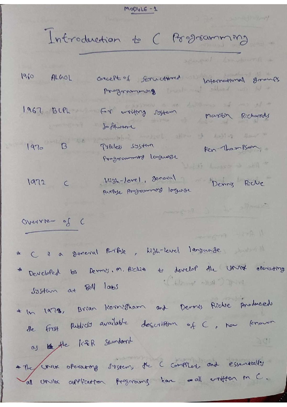 Introduction To C Programming Richie Develop The Unix Operating System At Bell Labs In 1978