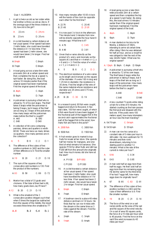 Formulas - Comprehensive Course 1 (Math) - Studocu