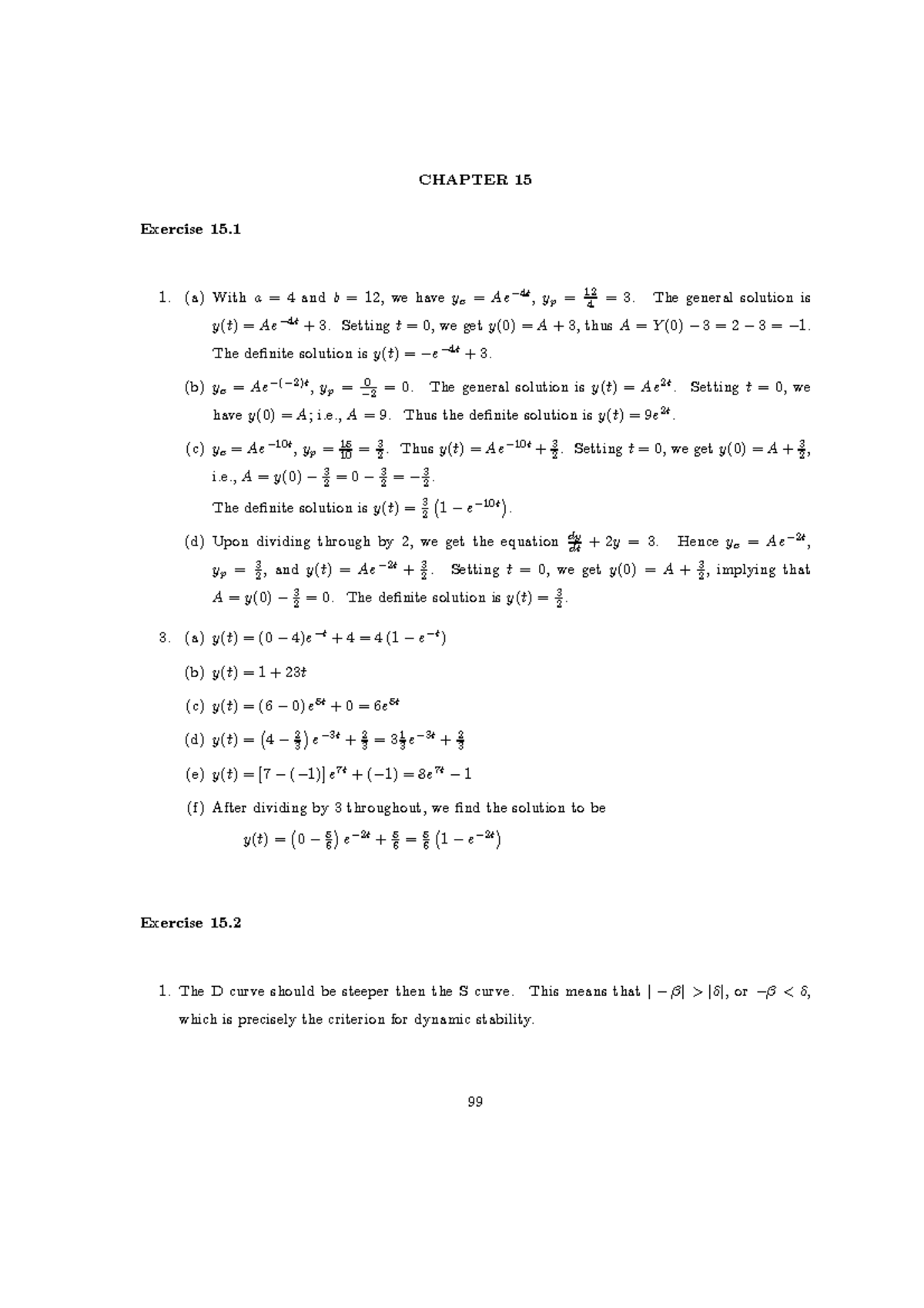 Chap15 - Solucionario alpha chiang fundamental methods of mathematical ...