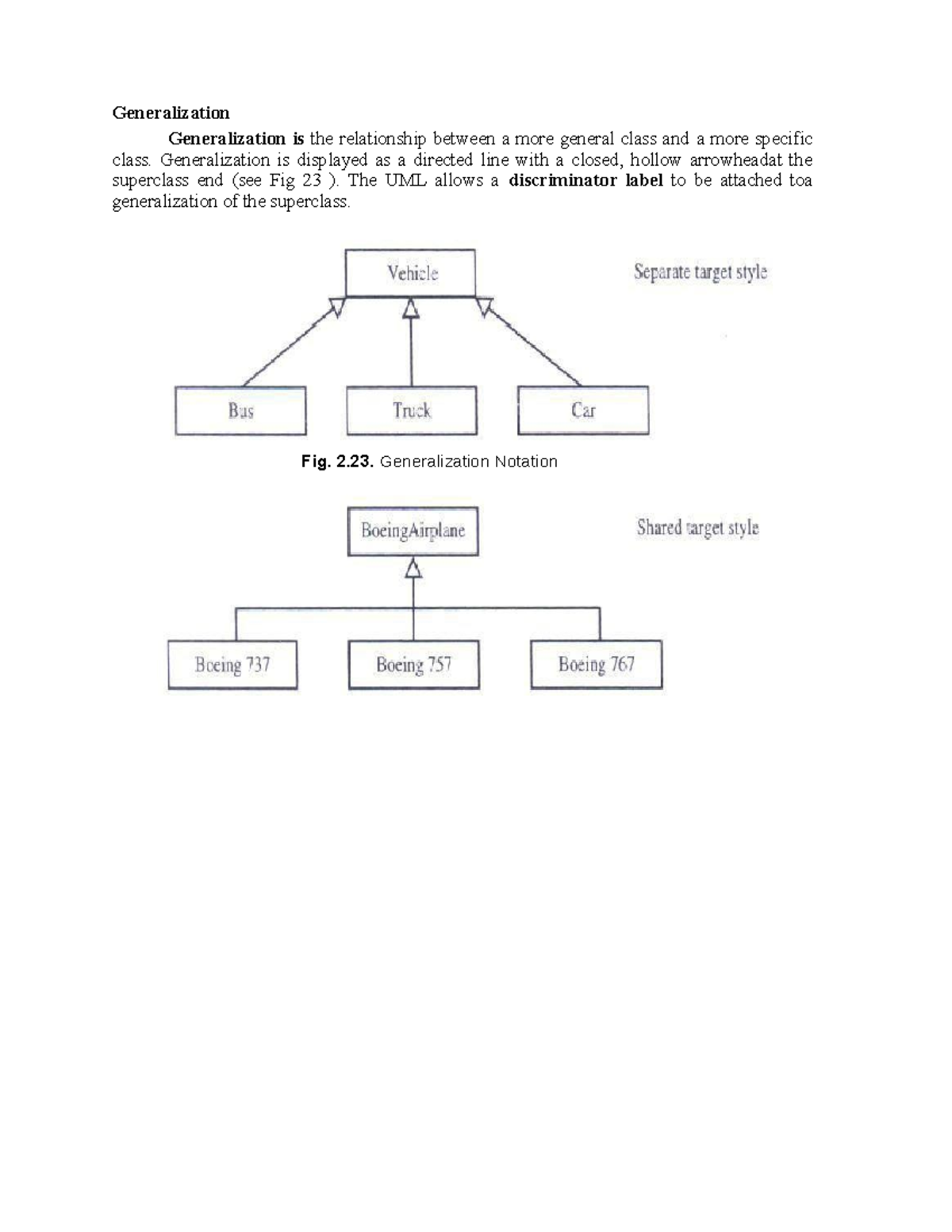 Generalization OOSE - Dr.U.Sridevi - Fig. 2. Generalization Notation ...