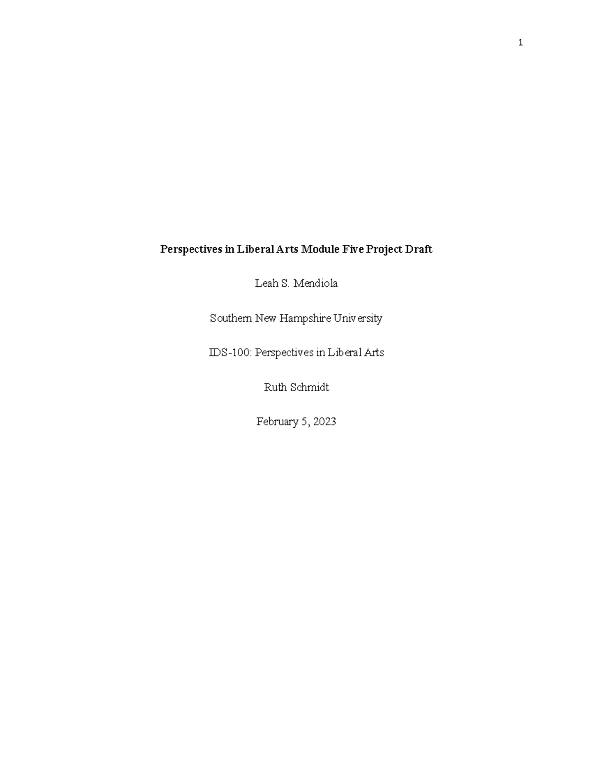 Module 5-2 Project - Topic - Justice - Perspectives in Liberal Arts ...