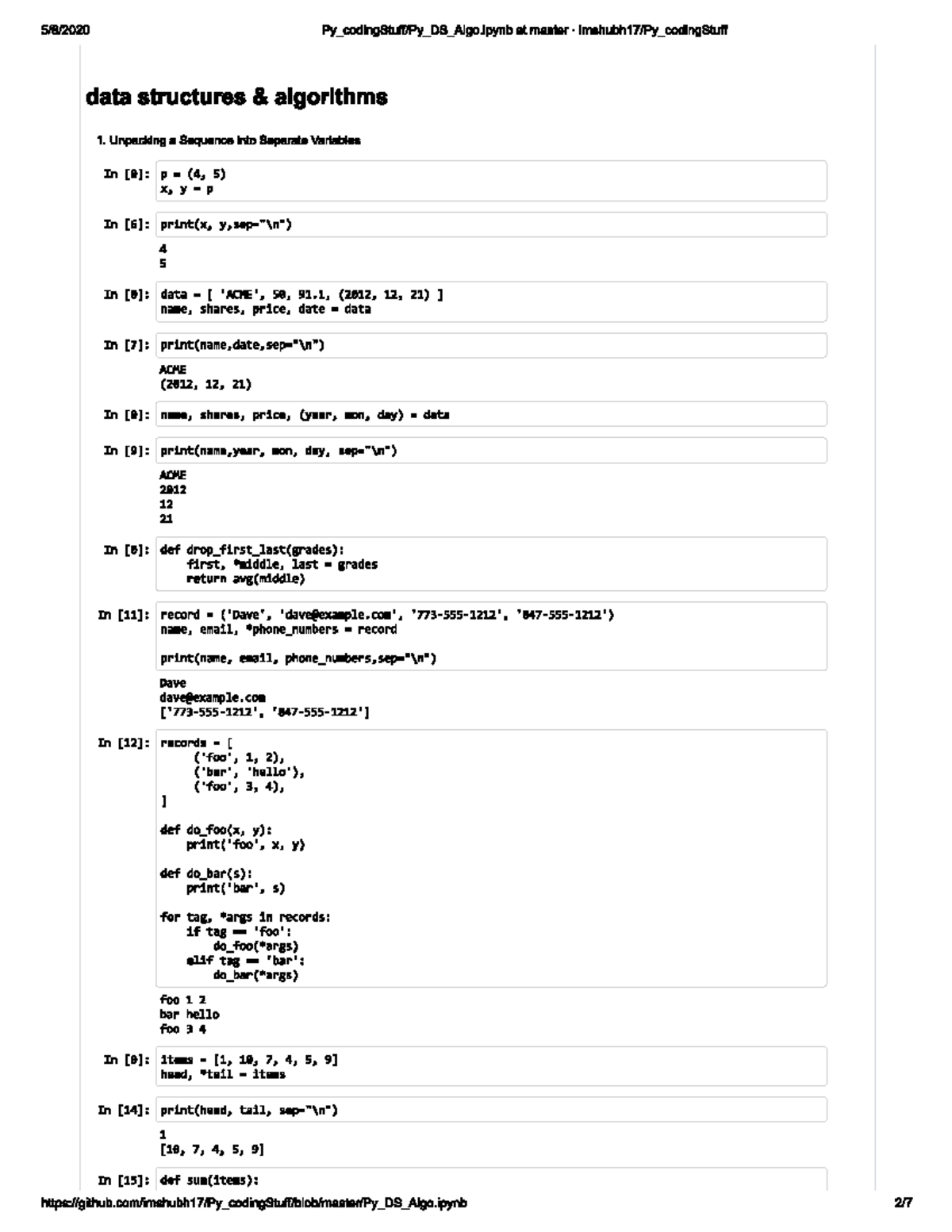 Py DS Algo - kbh - Cloud Computing - Studocu