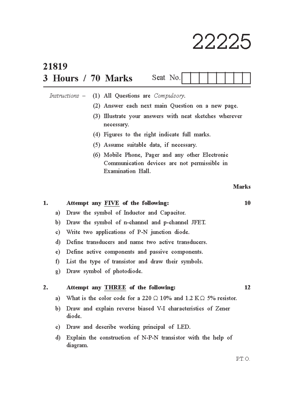 22225 2019 Summer question paper[Msbte study resources] - 22225 21819 3 ...
