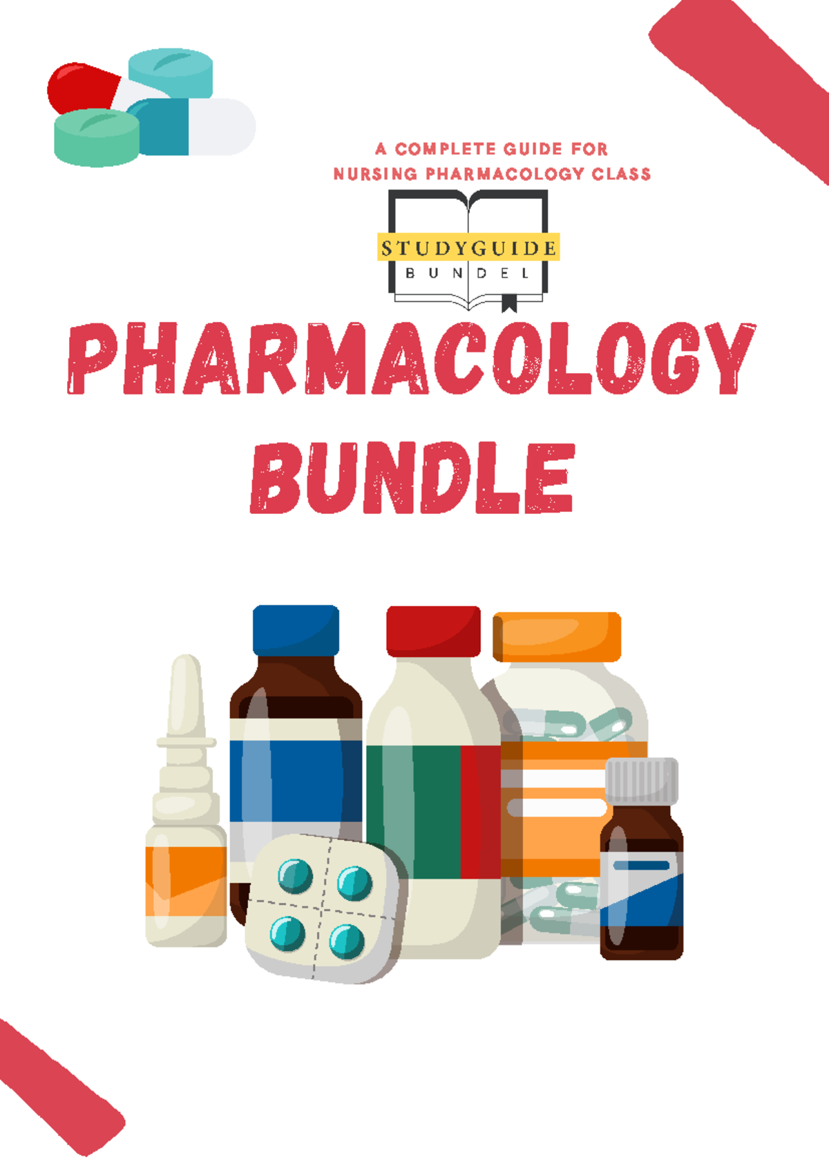 Pharmacology Bundle 2022 - A C O M P L E T E G U I D E F O R N U R S I ...