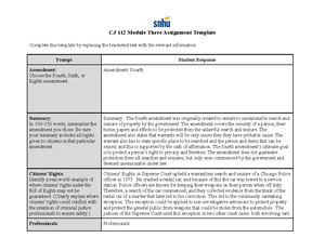 PSY 328 Module Five Activity Template 2 - PSY 328 Module Five Activity ...