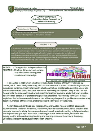 Haboc.joy - LEARNING EPISODE 4: Matching Problematic Learning Situation ...
