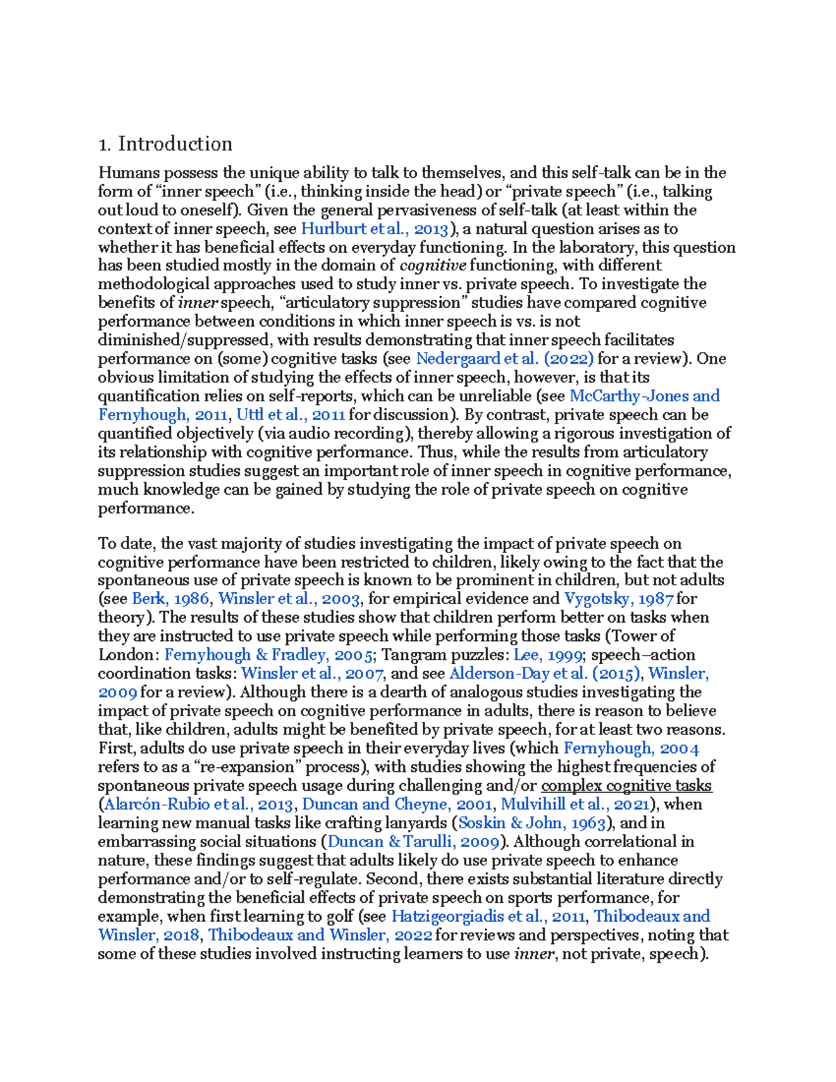 RM Summary - It is a helpful note - 1. Introduction Humans possess the ...