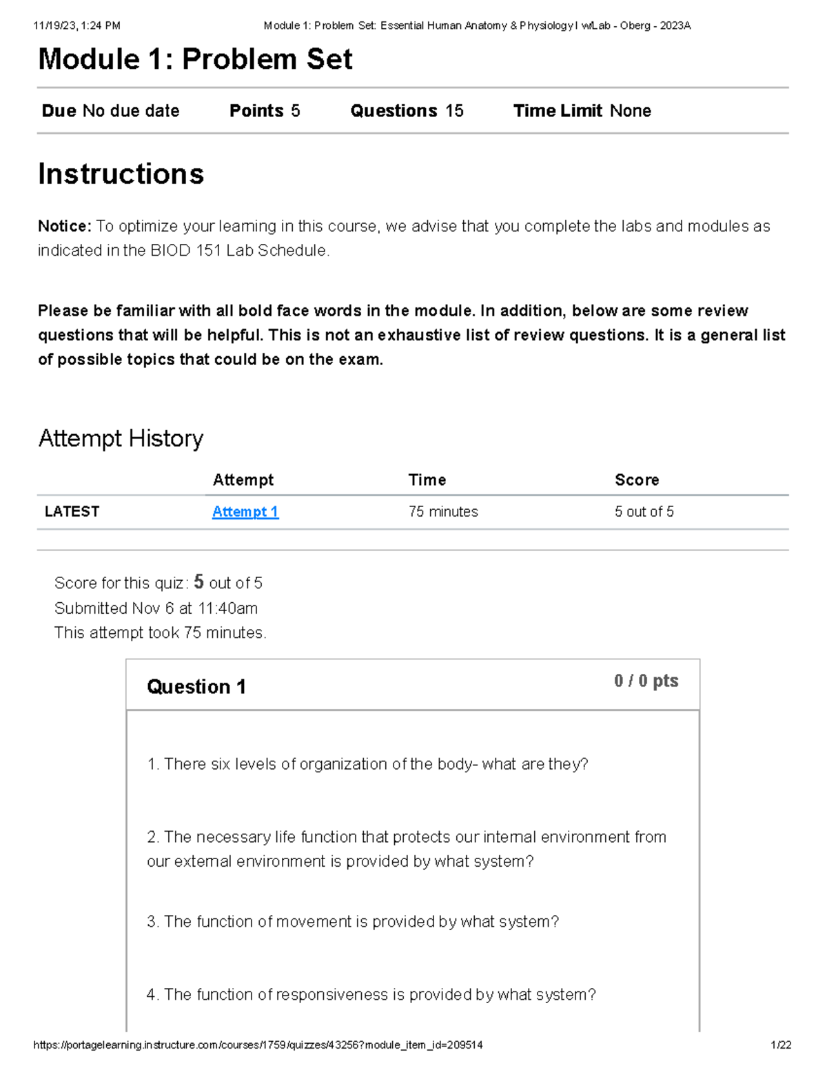 Module 1 Problem Set - Module 1: Problem Set Due No due date Points 5 ...
