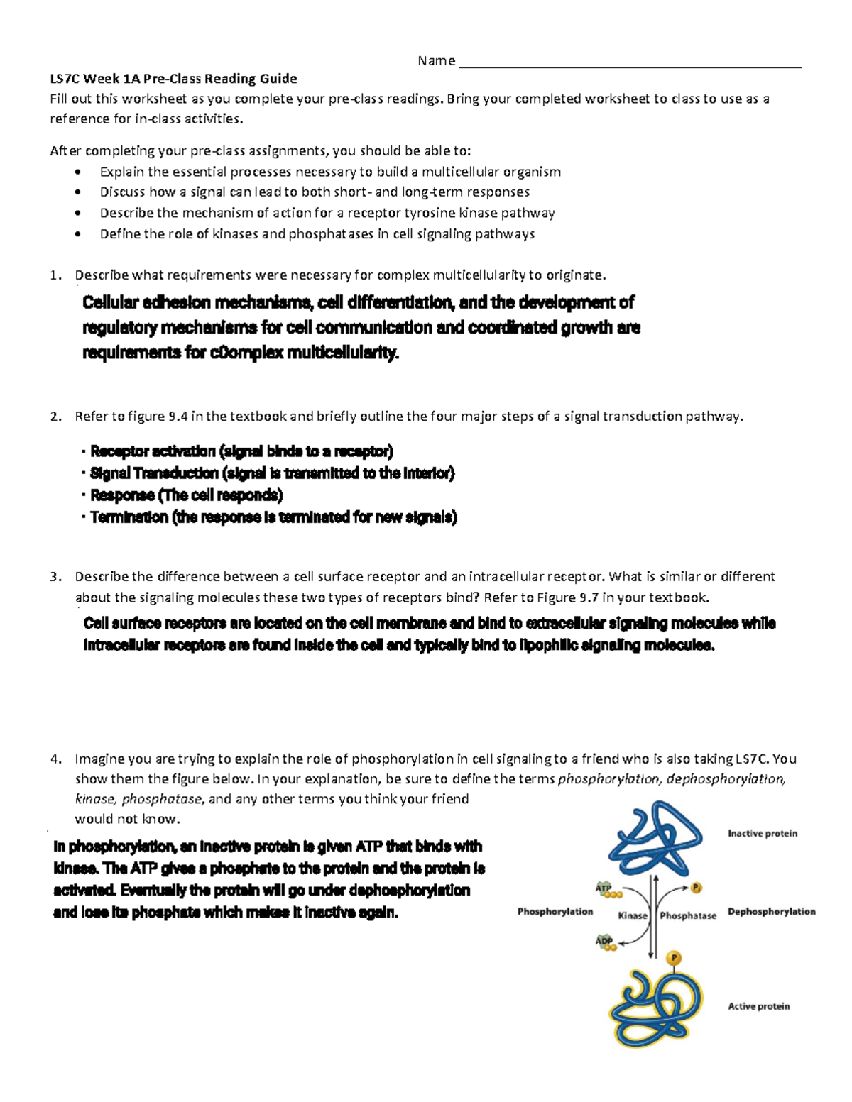 LS7C Week 1A Pre-Class Reading Guide - Name _____________________________________________ LS7C ...