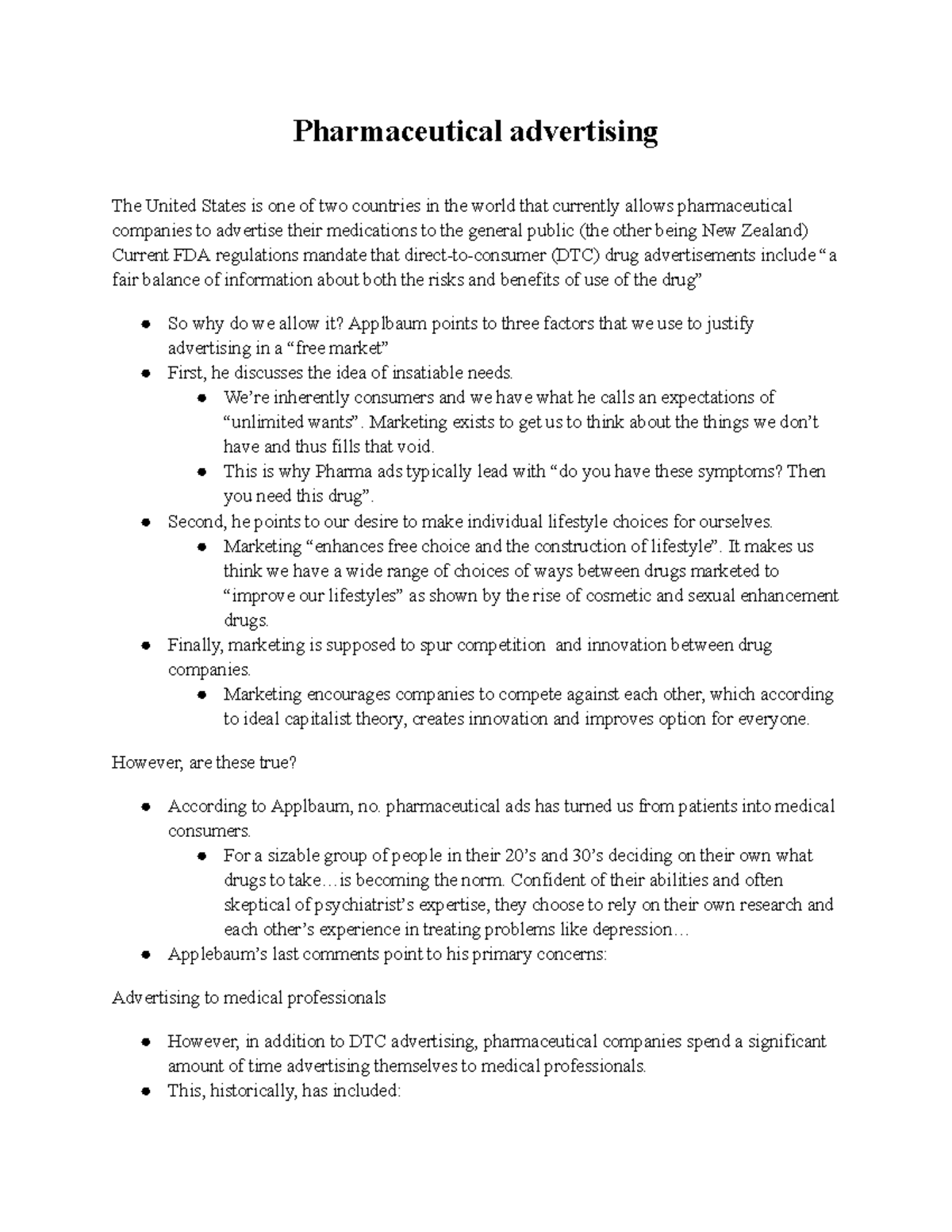 Pharmaceutical advertising copy - Pharmaceutical advertising The United ...