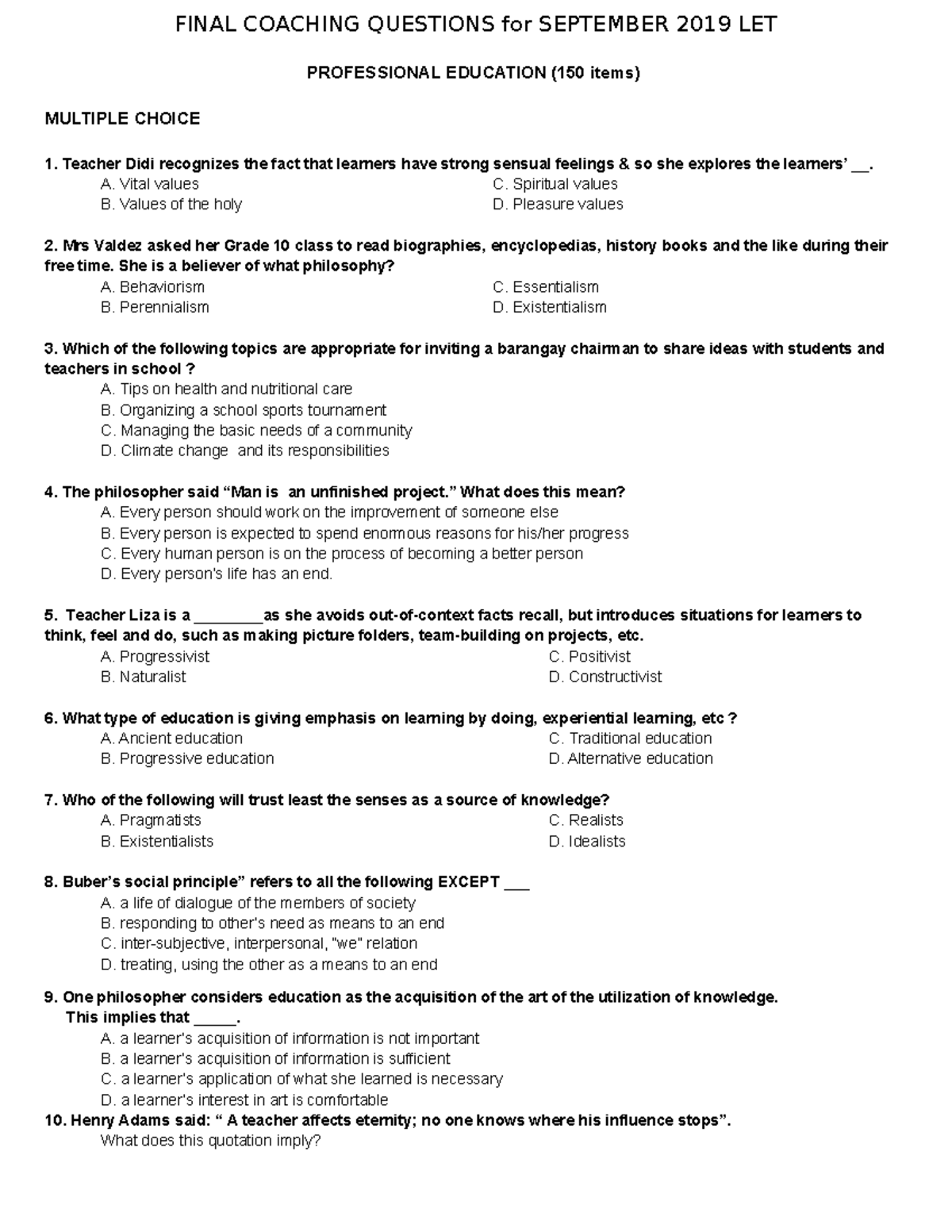 LET Reviewer For The LET Exam You Can Do It FINAL COACHING QUESTIONS let-reviewer-for-the-let-exam-you-can-do-it-final-coaching-questions