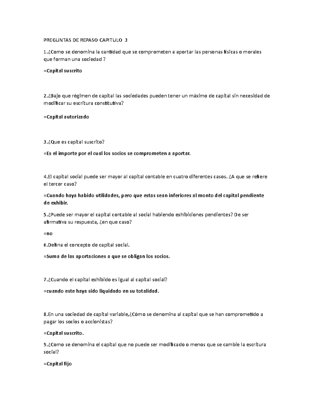 Repaso del Capitulo -3 contabilidad sociedades - PREGUNTAS DE REPASO ...