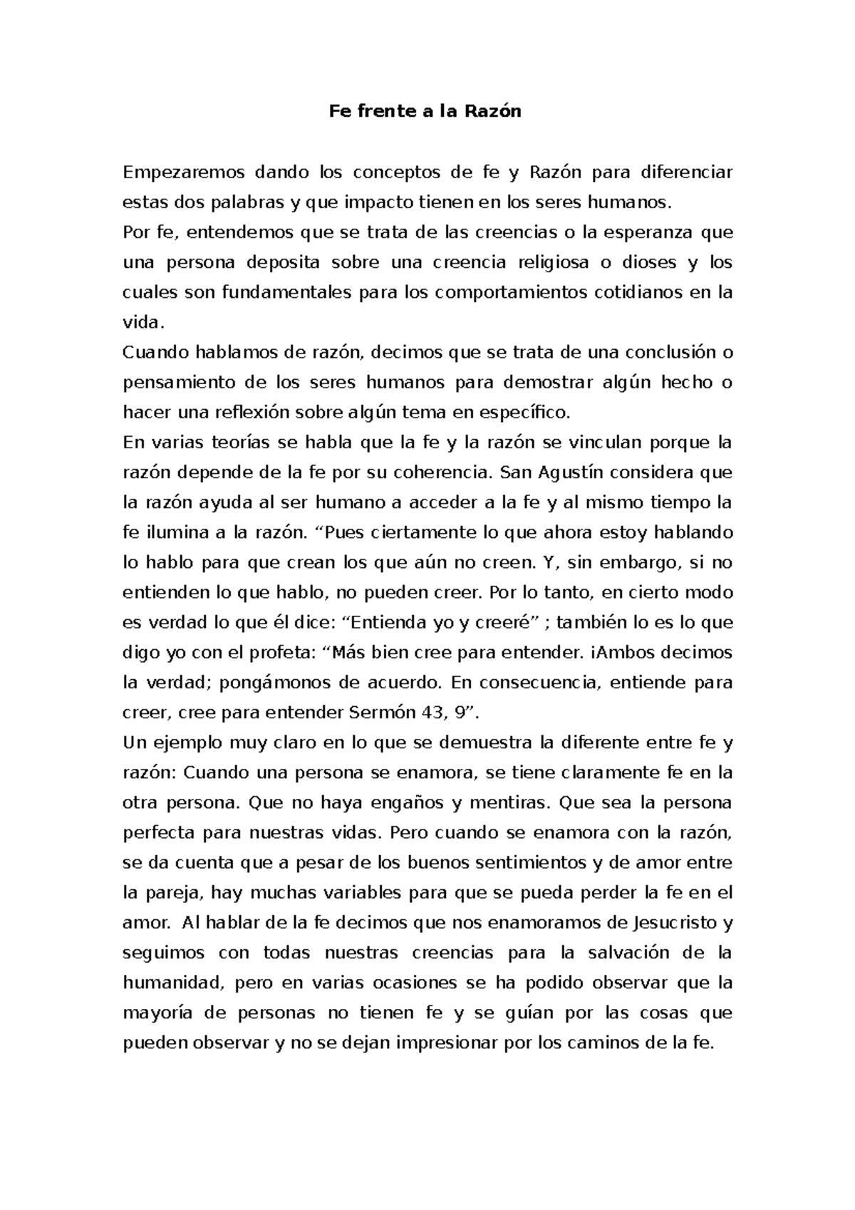 Elizabeth Duque Jornada Foro 1 - Fe frente a la Razón Empezaremos dando ...