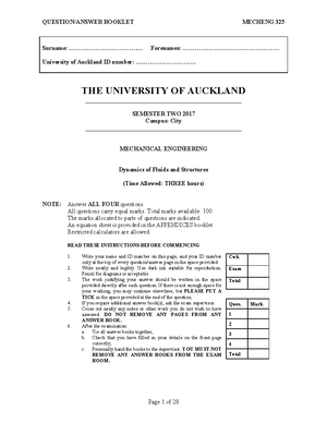 Mecheng 325 - 2023 Semester Two - Course Outline - CourseCourse ...