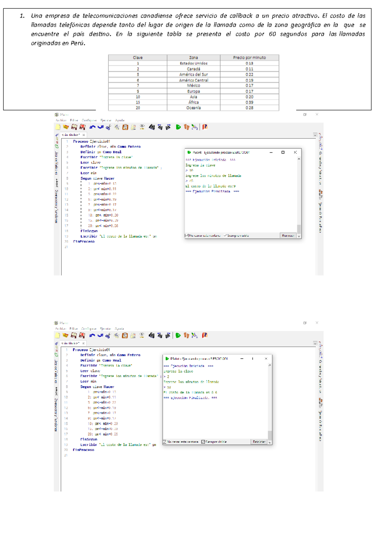 S09.s1 - Resolver ejercicios - Una empresa de telecomunicaciones canadiense ofrece servicio de ...