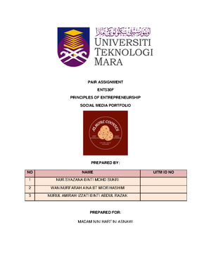 FIN533 individual assignment - INDIVIDUAL ASSIGNMENT FIN PERSONAL ...