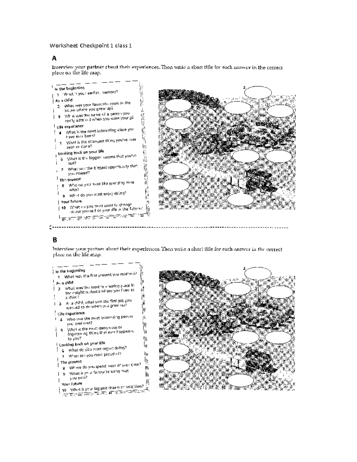 L6 - Level 3 - Checkpoint Units 1 to 3 worksheet 1, de la unidad 1 ...