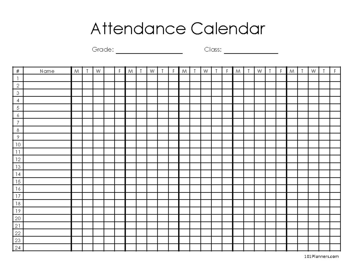 2020 - calendar - Bachelor of Secondary Education - Attendance Calendar ...