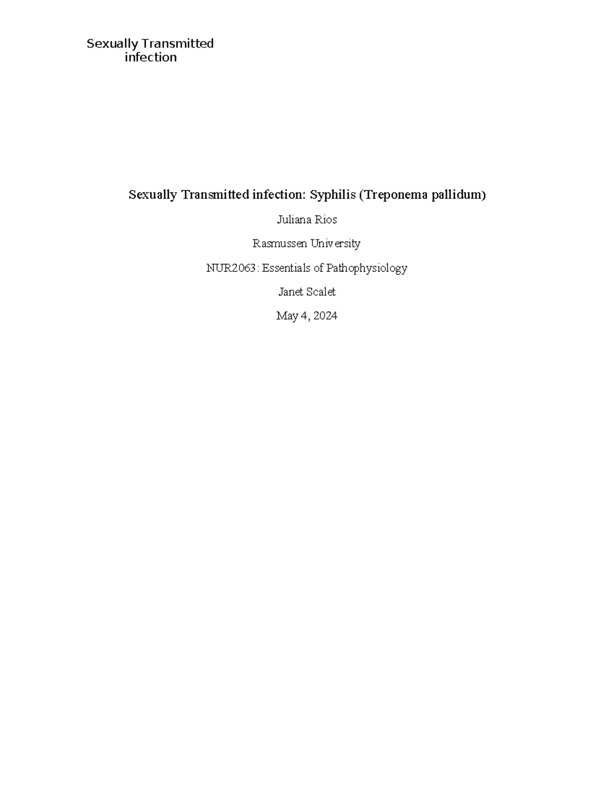 Document 39-2 - assignment - Sexually Transmitted infection Sexually ...
