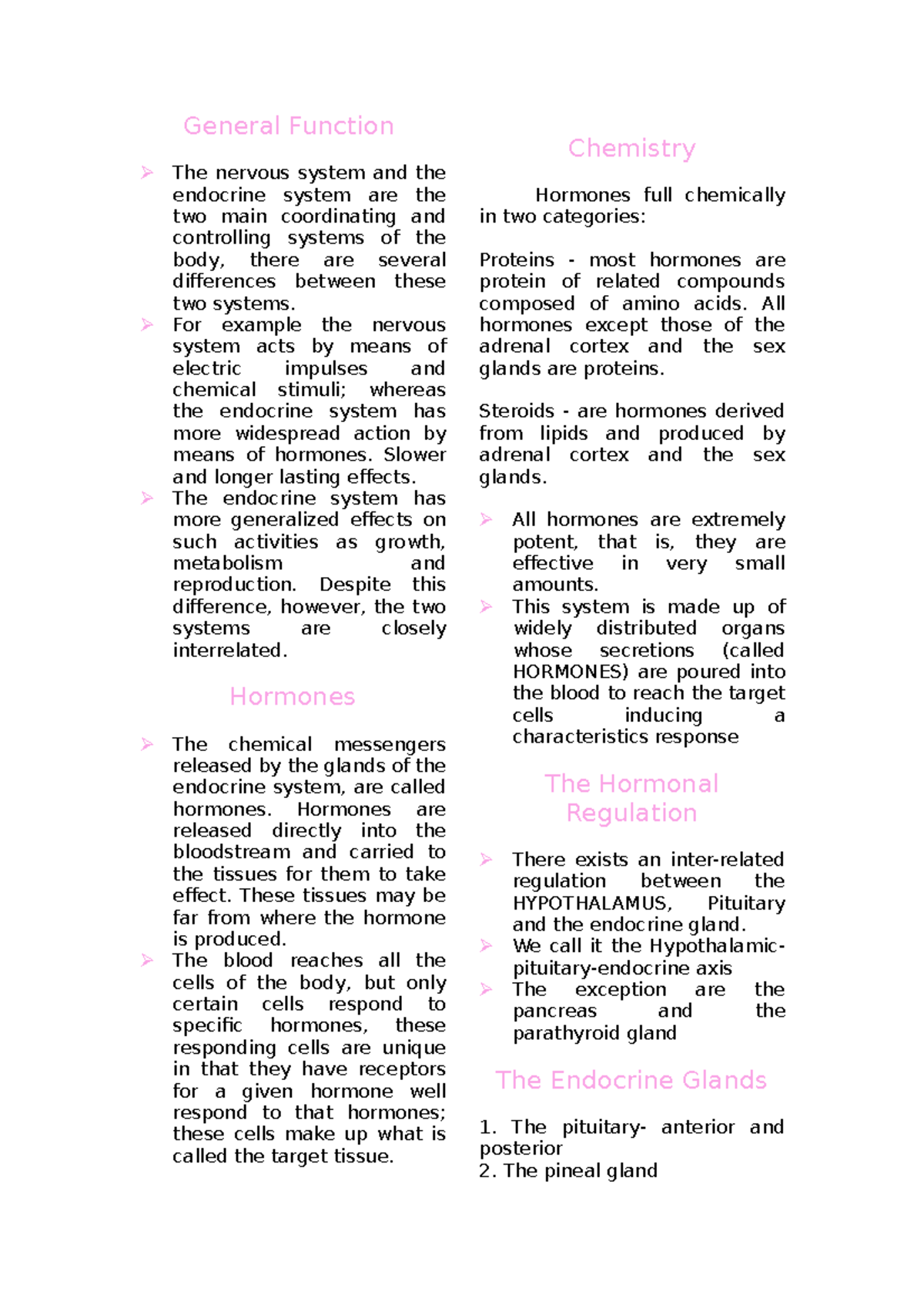 Chapter 9-Anatomy and Physiology - General Function The nervous system ...