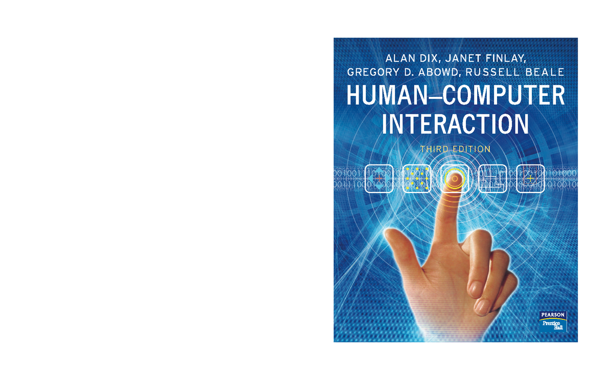 Dix Human Computer Interaction - ALAN DIX, JANET FINLAY, GREGORY D ...