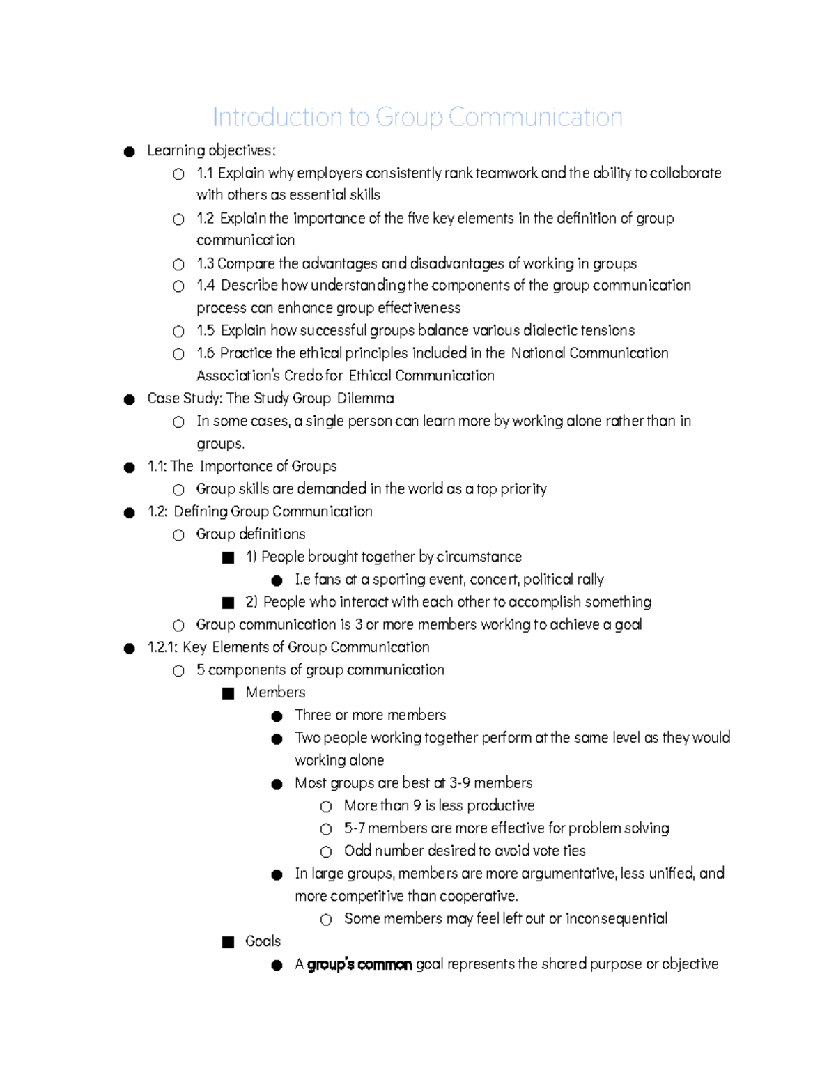 Chapter 1 Pearson - CH1 - Introduction to Group Communication Learning ...