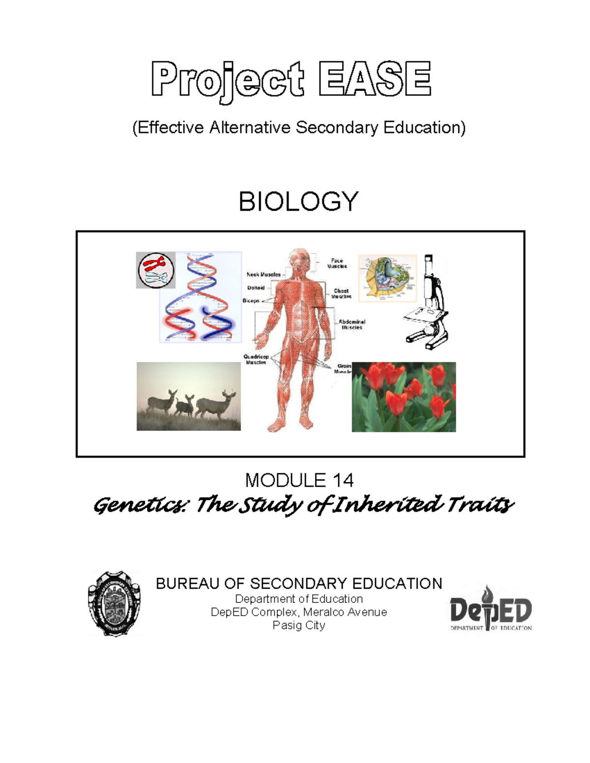 EASE OHSP Biology Module 14 Genetics The Study of Inherited Traits ...