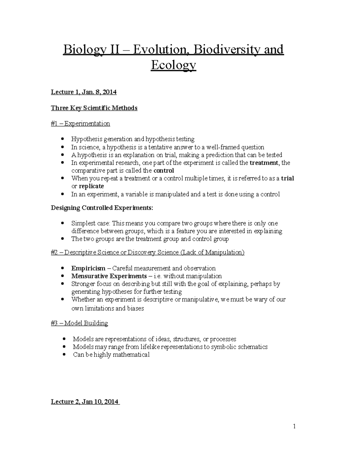 Lecture notes, lectures 1-30 (3 lectures per week) - full set of ...