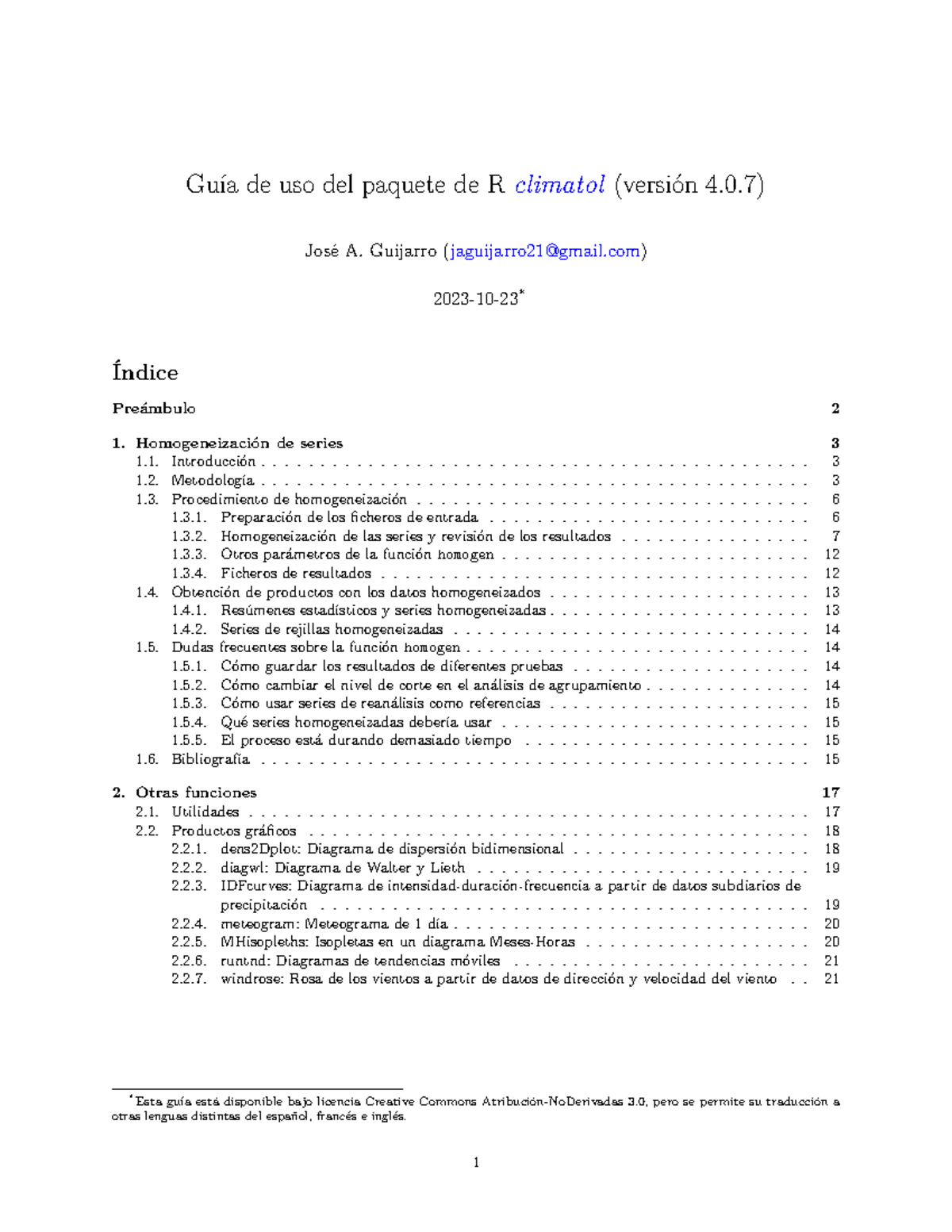 Homogenización - lect - Guía de uso del paquete de R climatol (versión ...