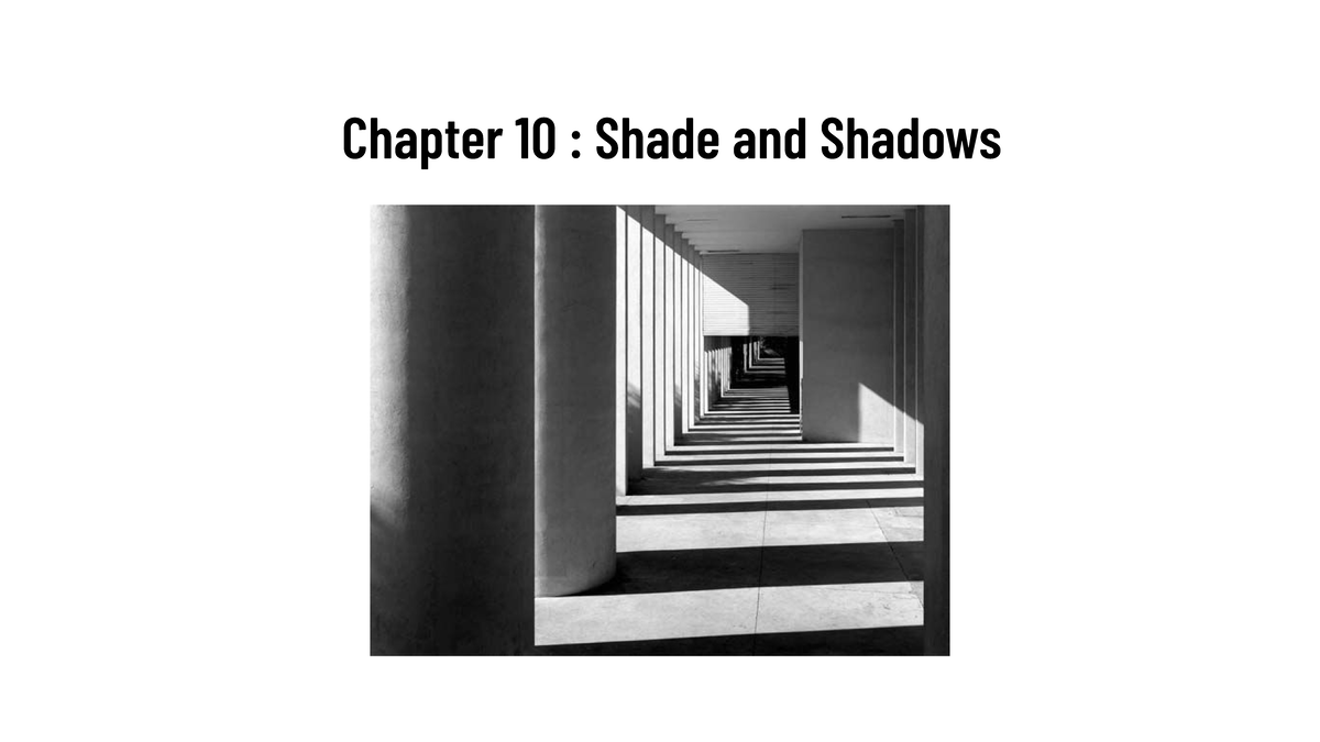 Chapter-013 trung - aaa - Chapter 10 : Shade and Shadows The purpose of ...
