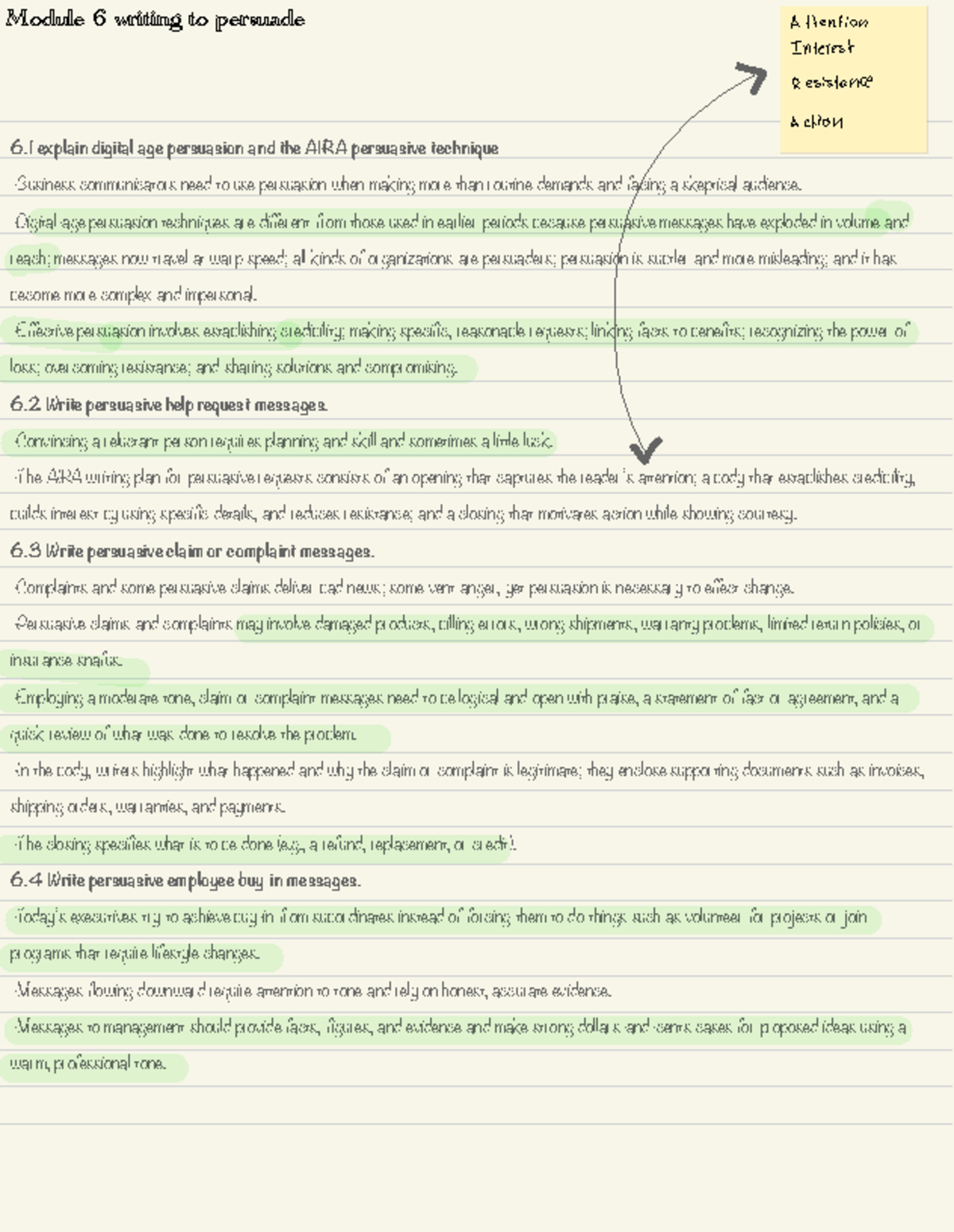 Module 6 notes - Module 6 writing to persuade 6 explain digital age ...