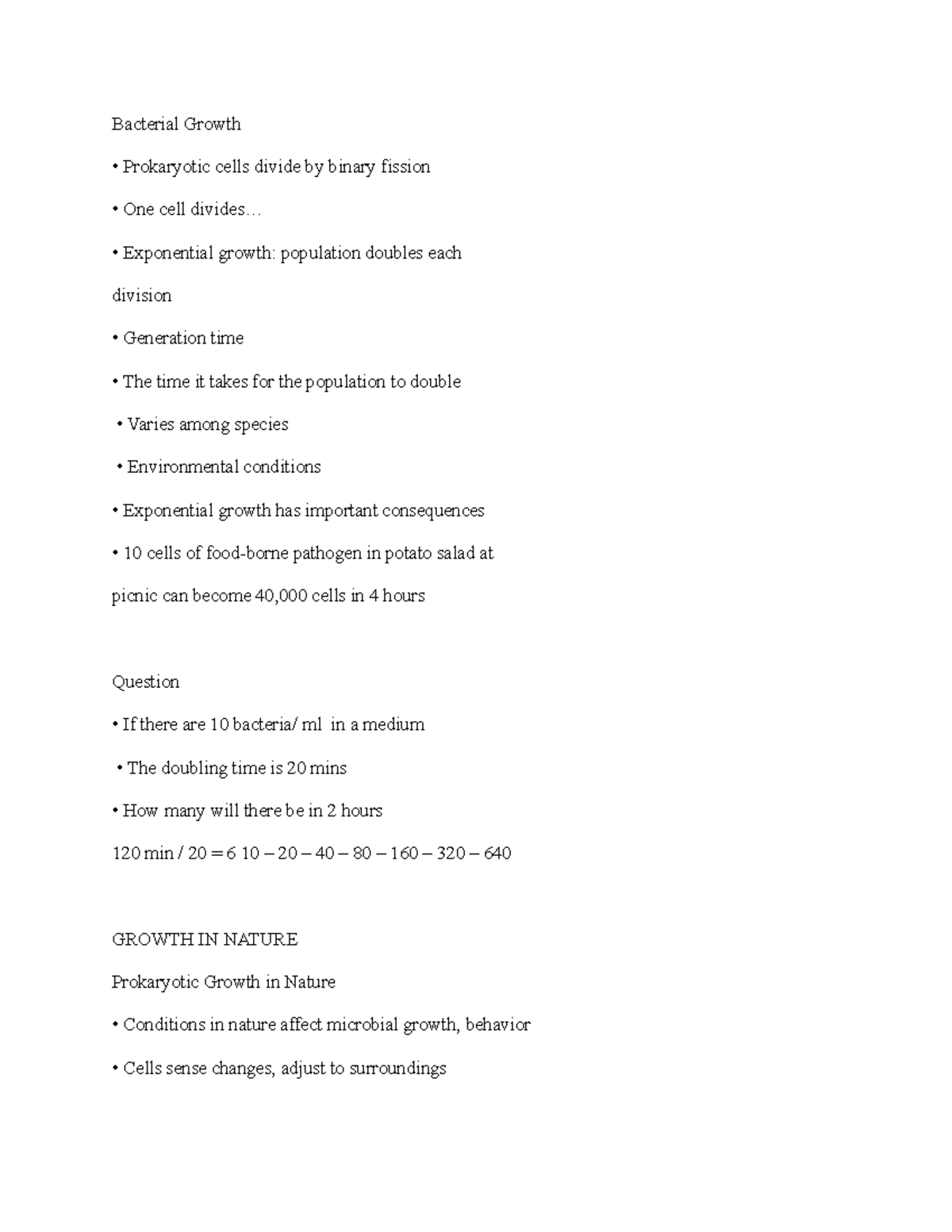 Microbial Growth Part 1 Microbiology - Bacterial Growth Prokaryotic ...