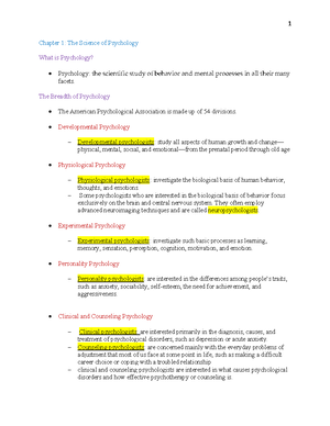 - Unit Folder 1 - Summary Psychology - Juliana Crino AP Psychology ...
