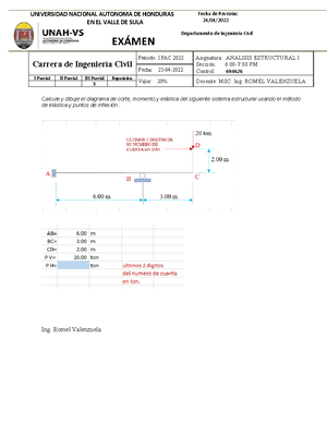 Ejemplo 3 Cargas Sobre Elementos Estructurales - EJEMPLO 3 : CALCULO DE ...