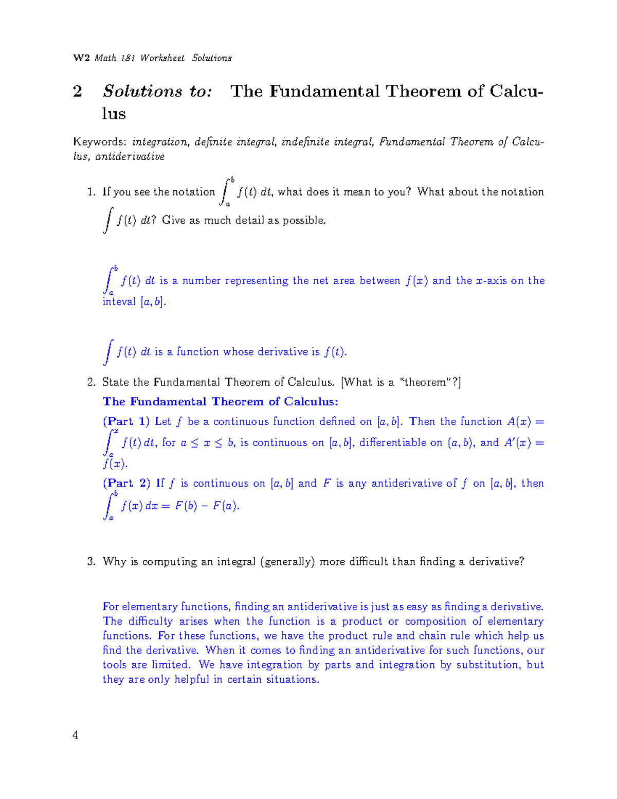 W2-solutions - Spring 2021 semester Discussion worksheet solutions ...
