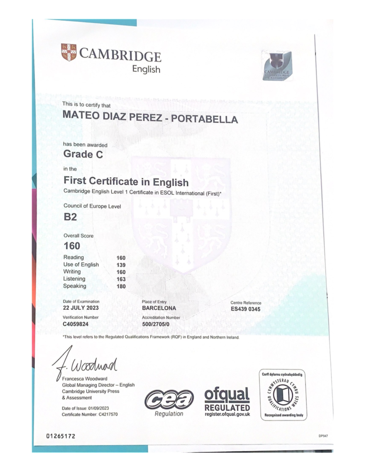 Cambridge Writing - ingles - Studocu