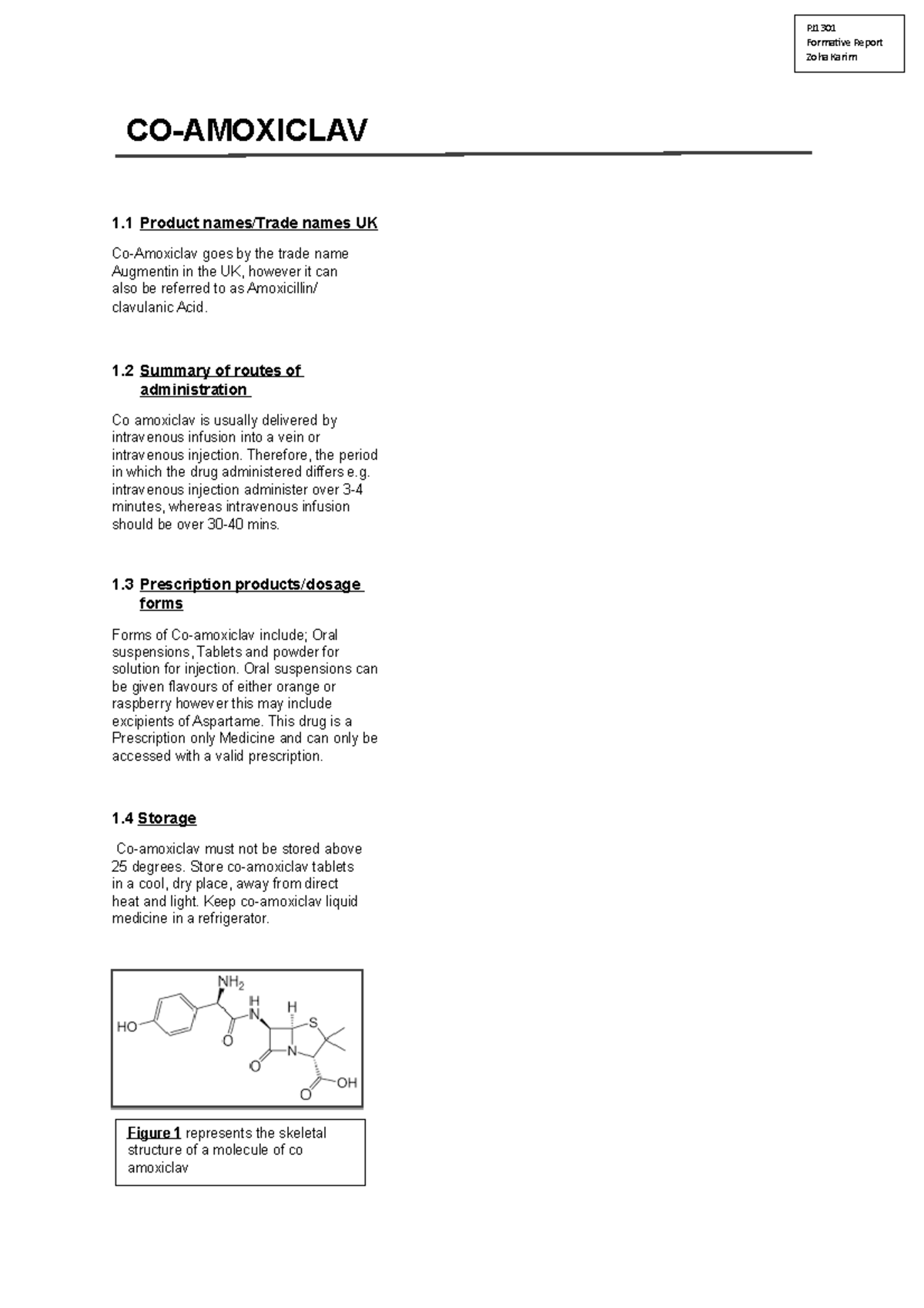 Coamoxiclav - co amoxiclav summary - CO-AMOXICLAV 1 Product names/Trade ...