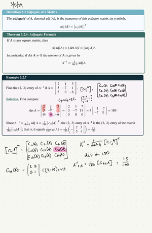 2-29-24 Math 346 Class Notes - MATH 34600 - Studocu