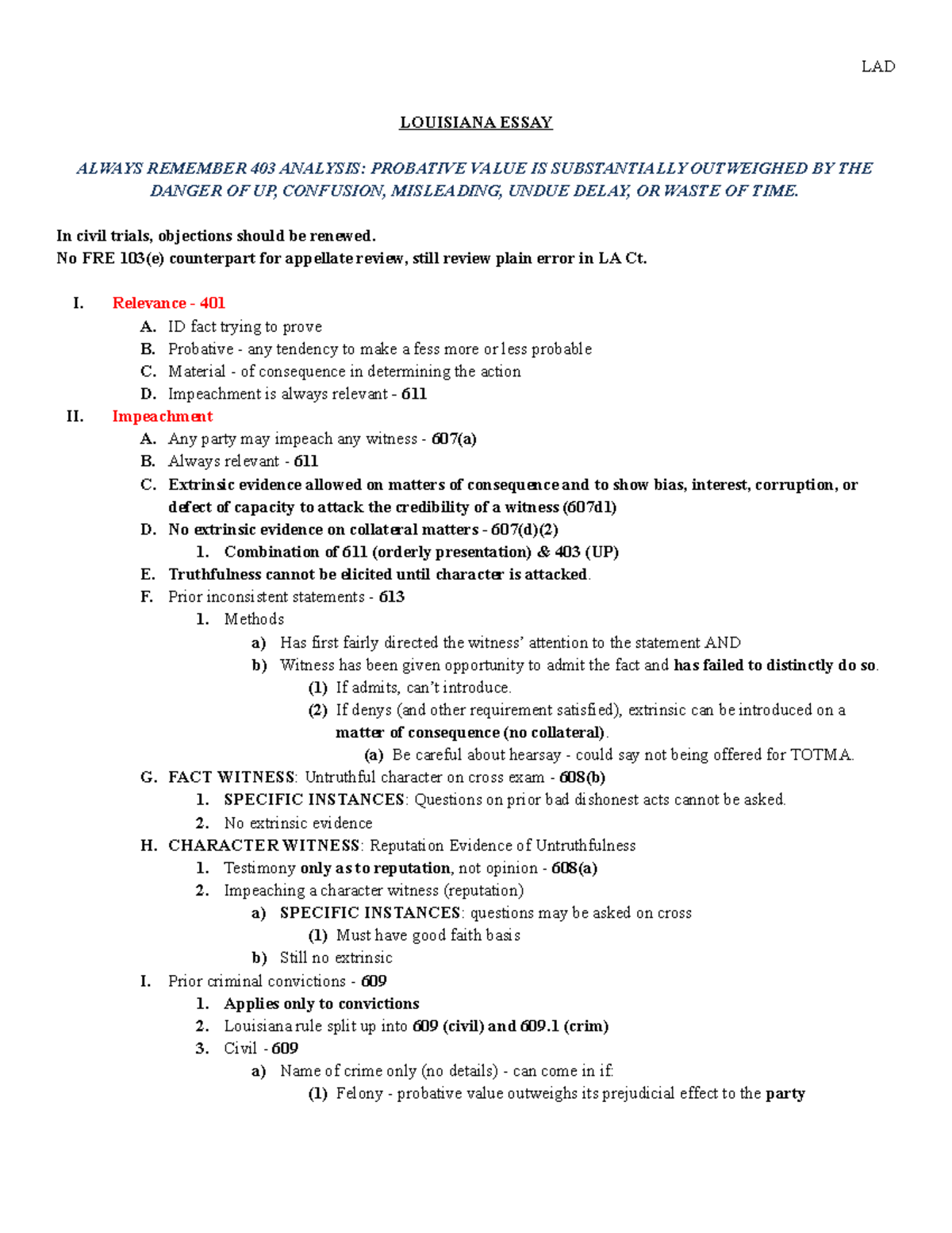 Louisiana Final Attack Plan - LOUISIANA ESSAY ALWAYS REMEMBER 403 ...