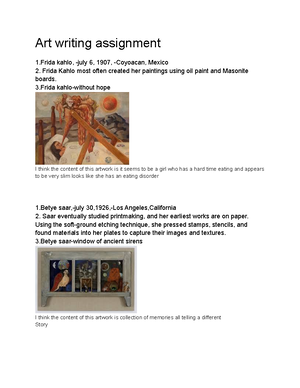 [Solved] Art Essay 400 min to 500 max words Select 4 structures that ...