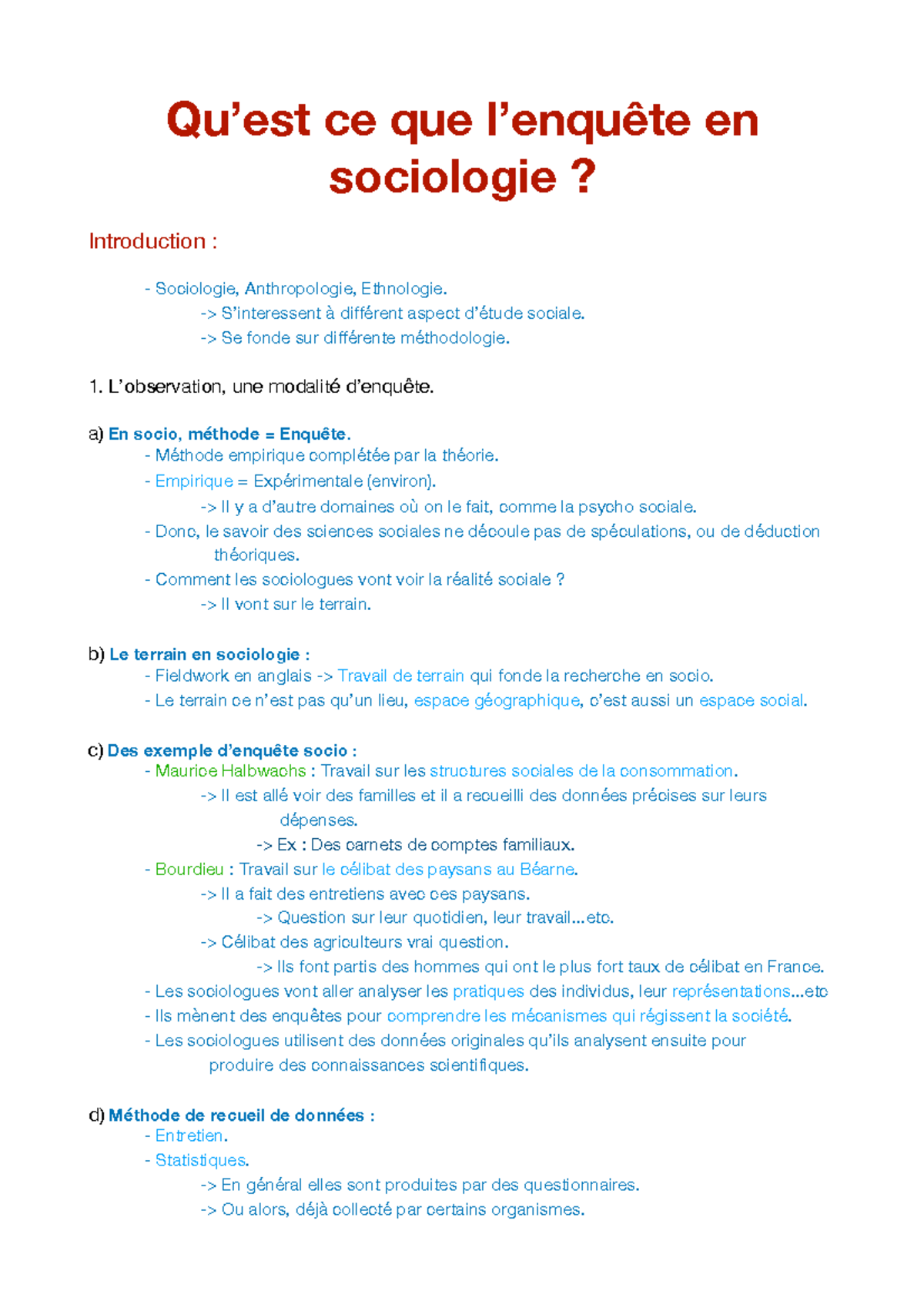 Qu'est ce que l'enquête en sociologie - Qu’est ce que l’enquête en ...