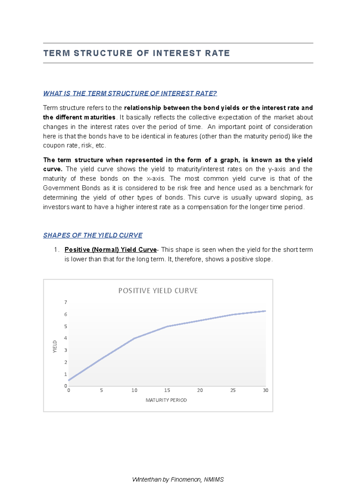 Term Structue of interest rates - TERM STRUCTURE OF INTEREST RATE WHAT ...