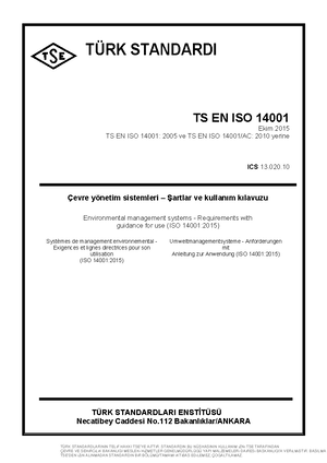 TSE ISO 19011 - vbdfvsdaczvfsx - TS EN ISO 19011 Kasım 2018 ICS 03.100 ...