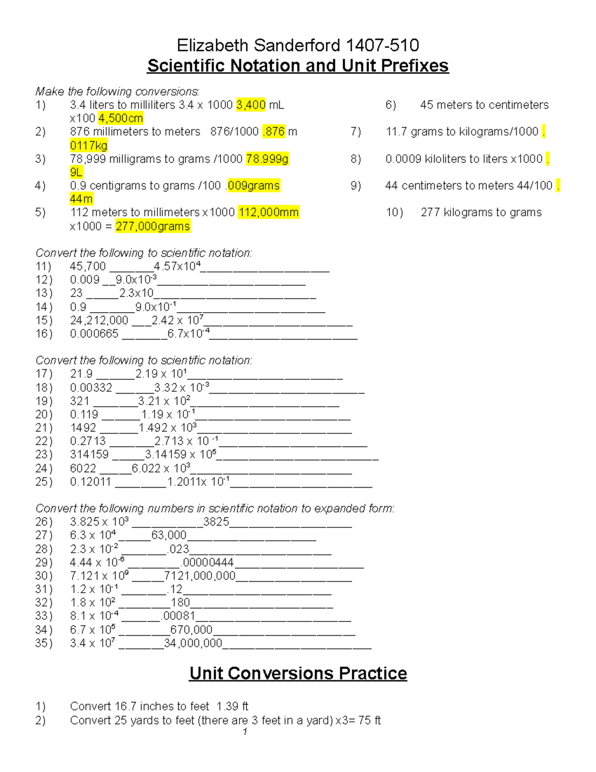 Momacredit - n/a - Elizabeth Sanderford 1407- Scientific Notation and ...