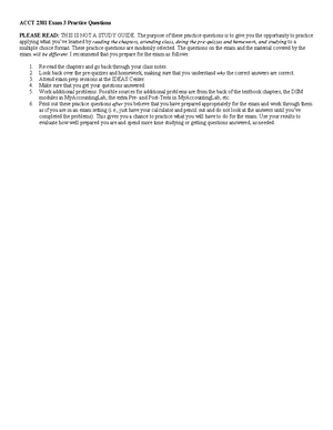 Chapter 12 - ACCT 2301 - Studocu