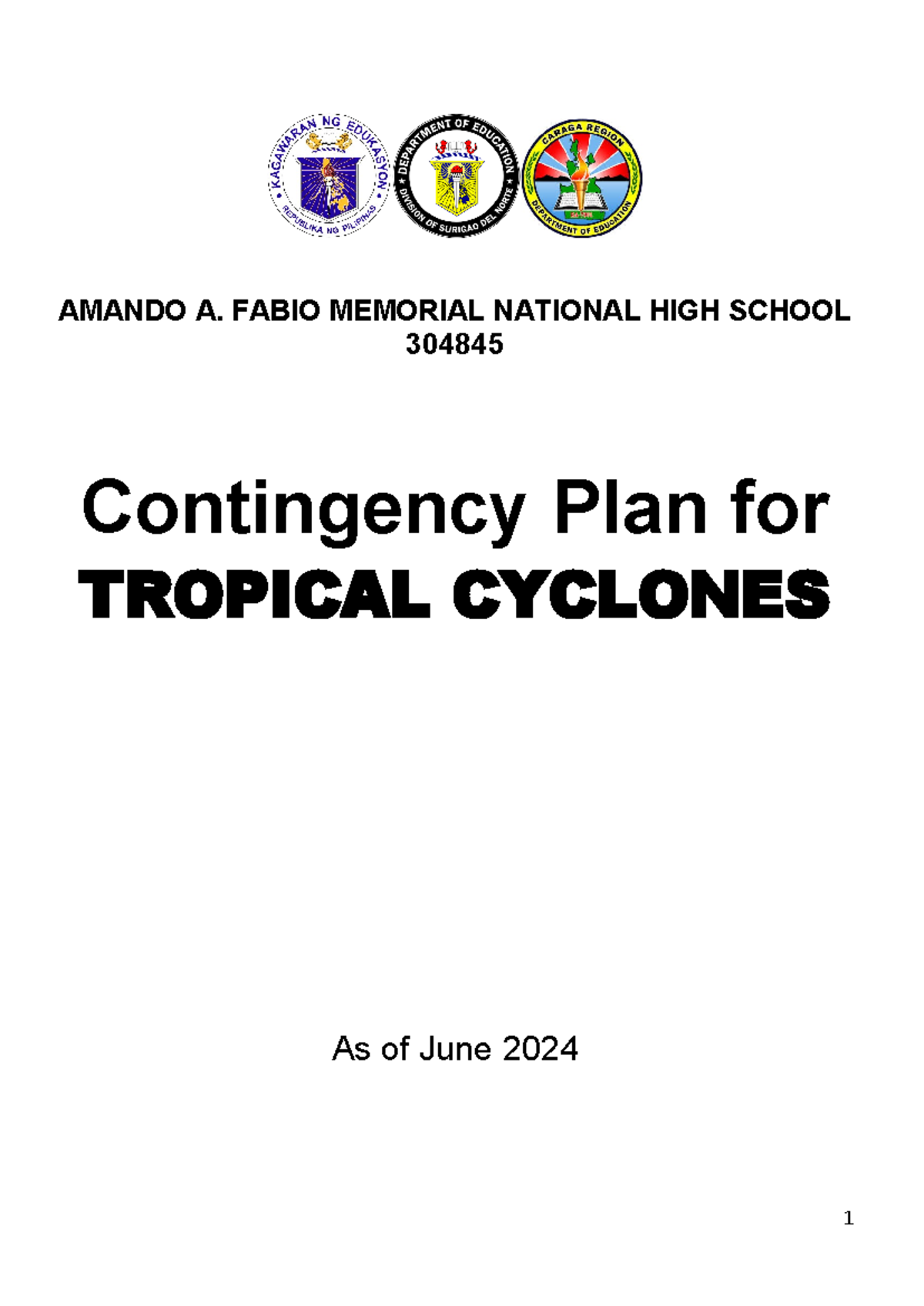 Dep Ed School CP Template - Amando A. Fabio MNHS - AMANDO A. FABIO ...